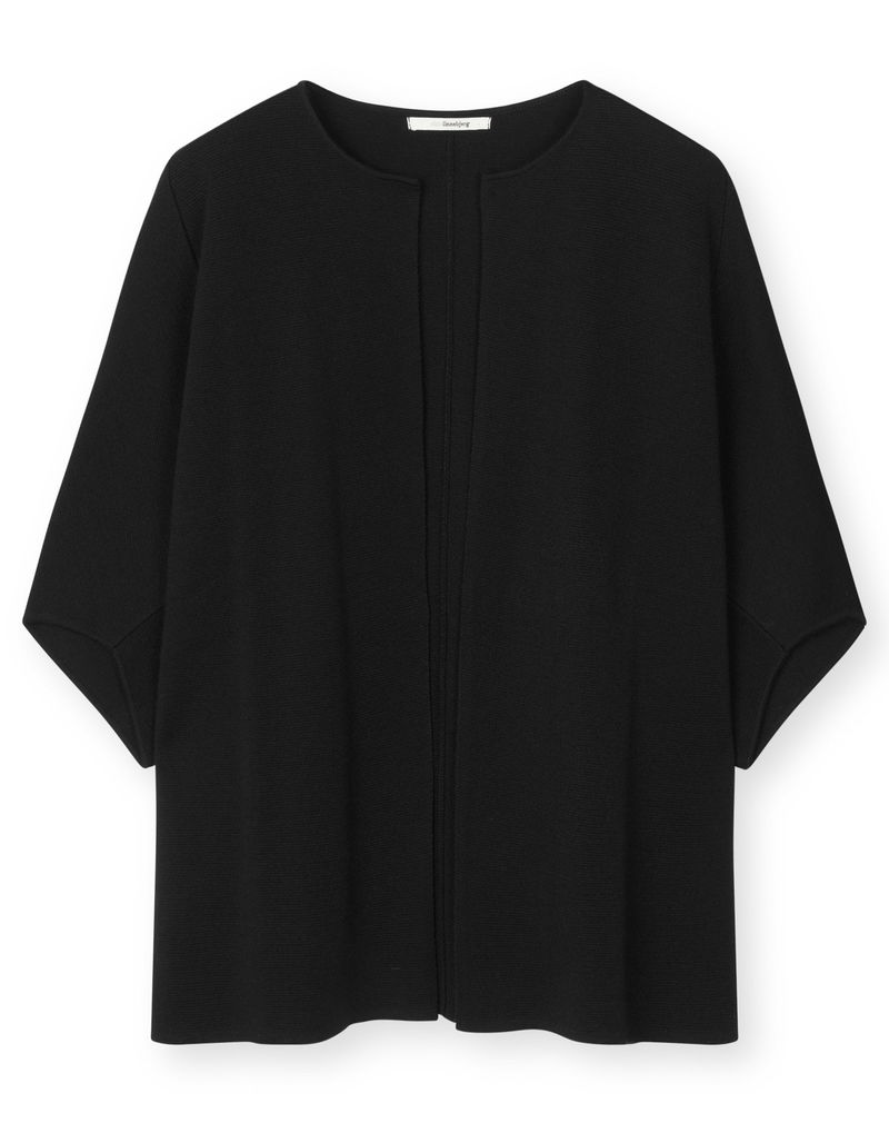 Sibin Linnebjerg Evi Cardigan i Grå til Kvinder - byKalstrup